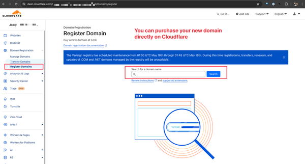 How to Purchase a Domain & Setup Cloudflare